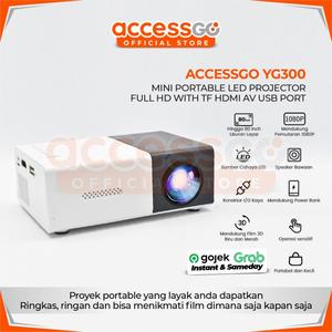 Jual Mini Proyektor LED YG300 YG-300 YG 300 LCD Portable Projector Home ...