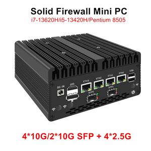 Jual Topton New Firewall Mini PC 4*/2*10G SFP+ Intel i7 13620H 8505 4xi226-V 2.5G 2*DDR5 NVMe ...