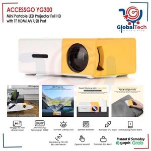 Jual Mini Proyektor LED YG300 YG 300 LCD Portable Projector Home - Kota ...