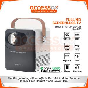 Jual Proyektor Android Smart Projector UltraHD 4K 1024 Screenless TV ...