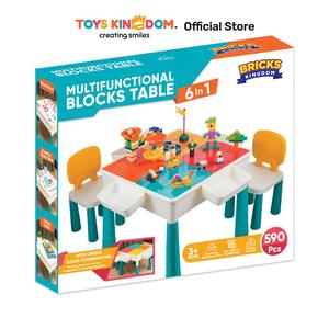 Promo Toys Kingdom Bricks Kingdom Set Meja Dan 2 Pcs Kursi Anak ...