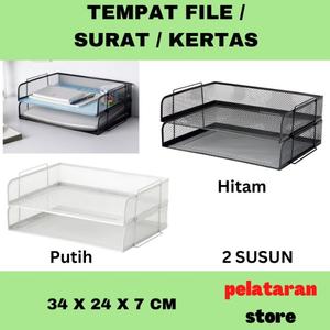 Jual Best Seller Rak Tempat Penyimpanan Organizer Kertas File Dokumen ...