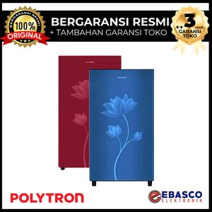 Promo Kulkas 1 Pintu Polytron PRB-159 B/R Kapasitas 150 Liter - Biru ...