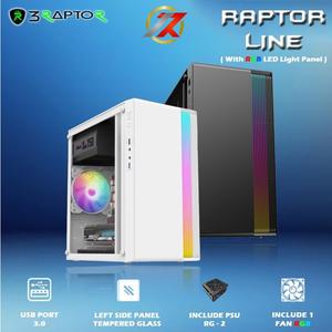 Jual Casing PC POWER UP RAPTOR LINE SIDE TEMPERED GLASS + PSU FREE 1 ...