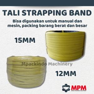 Promo Strapping Band/Tali Packing/Tali Klem 12mm, 15mm - Kuning, 12mm ...