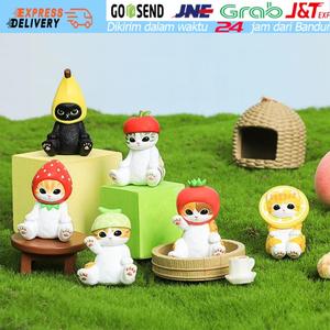 Jual Mofusand Figure Kucing Buah Duduk Lucu Neko Jepang Cat Miniatur ...