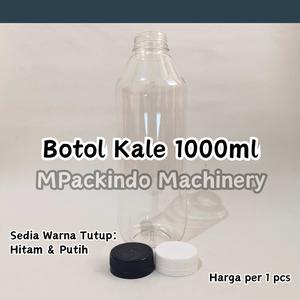 Jual Botol Kale Bulat PREMIUM TEBAL 50gr 1000ml 1 Liter / Botol Minuman ...