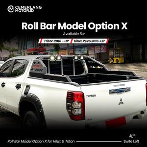 Promo Roll Bar Rollbar Model OPTION X Hilux Revo Triton Cicil 0% 3x ...