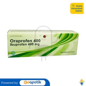 Jual ORAPROFEN 400 BOX 100 TABLET - Kab. Bandung - Apotek Mutiara Sehat ...