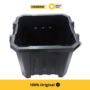 Jual Krisbow Container Box Kotak Penyimpanan 30 Ltr-Hitam Lrcbb30 - Kab ...