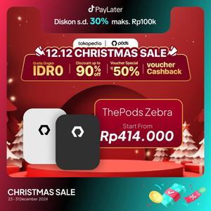 Jual ThePods Zebra Package Edition Black and White - By PodsIndonesia ...