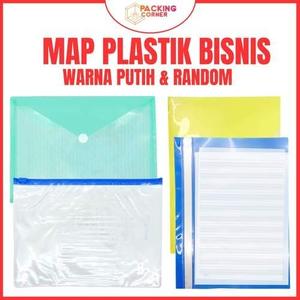 Jual Zipper Pocket Zip Bag Map Plastik A4 Map Merah Biru Kuning Hijau ...
