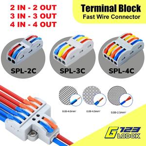 Jual Terminal Konektor Sambungan Jalur Kabel Splitter Cabang Pararel 2 3 4 To 2 4 6 8 9 SPL 2 3 ...