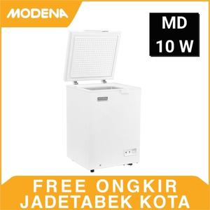 Jual CHEST FREEZER BOX MODENA MD 10 W KAPASITAS 100 LITER GARANSI RESMI ...