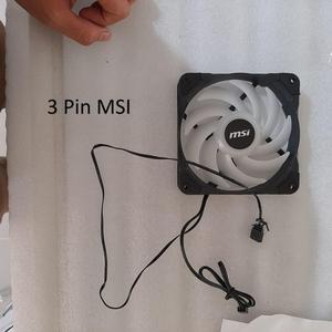 Jual MSI Addressable RGB ARGB RGB Two Ball Bearing 12cm Fan - 3 Pin MSI ...
