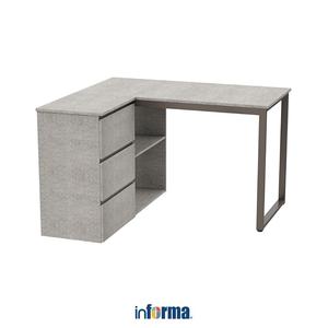 Promo Informa Neo Iglo Meja Kantor - Abu-Abu Office Table Furnitur ...