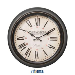 Jual Informa 40 cm Jam Dinding 216200Gr - Hitam Wall Clock Jam Tembok ...