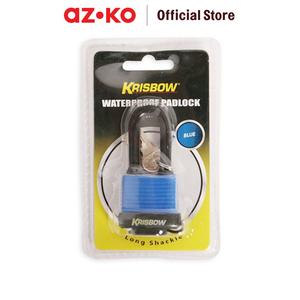 Promo AZKO Krisbow Gembok Tahan Air Long Beam 30Mm - Biru - Jakarta ...