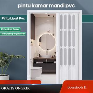 Jual pintu kamar mandi pvc pintu geser lipat pintu lipat pvc penyekat ...