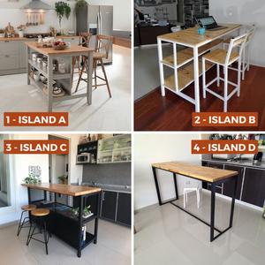 Jual Kitchen island // Meja Bar // Meja Dapur - Island F - Kab. Bogor ...