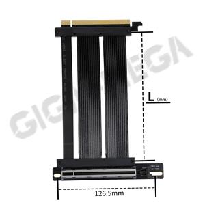 Jual Right angle PCIE 5.0 Riser Cable Future Proof for Gen 5 GPU ...