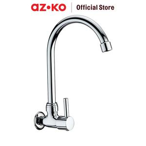 Promo AZKO Acroz 18.9 cm Keran Dapur Chrome Kitchen Sink Tap Wall ...