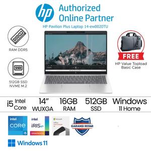 Promo HP Pavilion Plus 14-ew0020tu ew0021tu i5-1335U 16GB 512GB SSD 14 ...