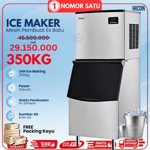 Promo (READY TIDAK PO) Mashin Ice Cube Maker Machine 350Kg/Day Mesin ...