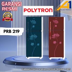 Jual Kulkas POLYTRON PRB219 / PRB 219 R/B , Metal Door 2 Pintu 210 L ...