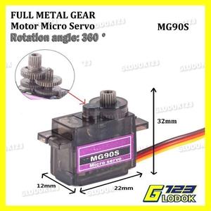 Jual Motor Micro Mini Servo Tower Pro MG90S MG90 Arduino Metal Gear ...