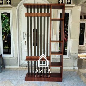 Jual Partisi Ruangan HPL Minimalis | Pembatas Ruangan Kayu | AZFA ...