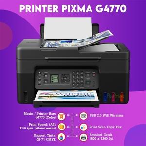 Promo Printer Canon PIXMA G4770 InkTank - All-in-One Fax WiFi Ganti ...