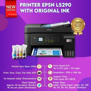 Promo Print Epsn EcoTank L5290 A4 Wi-Fi All-in-One Ink Tank Printer ...