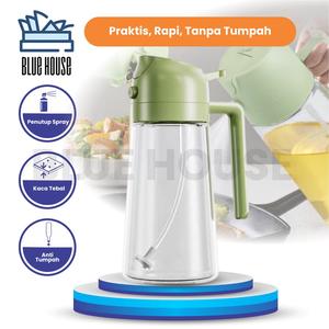 Jual Botol Tempat Minyak Goreng Spray 2 In 1 Oil Bottle Tahan Panas ...