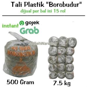 Jual TALI PLASTIK/TALI RAFIAH/TALI JEPBOROBUDUR - HARGA PER BAL 15 ROLL ...
