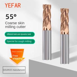 Jual 55 degree tungsten steel rough skin milling cutter wave edge ...