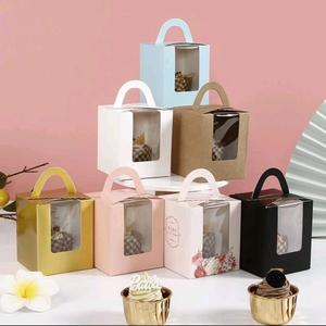 Jual Box Cupcake 1pcs, Kemasan Cupcake 1pcs, Dus Cupcake 1pcs, Tray ...
