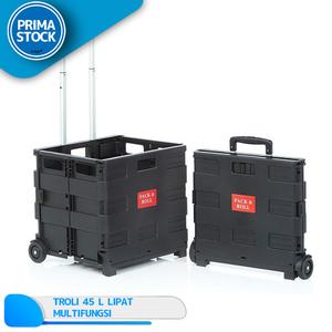 Jual LARISSZZCUSS!! TROLI LIPAT BOX KOTAK PLASTIK DUDUK TROLLEY BELANJA ...