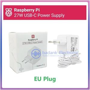 Jual Raspberry Pi 27W Usb-C Power Supply Adaptor 5.1V 5A For Raspberry ...