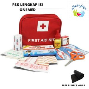 Jual P3K Tas Merah / Kotak P3K Lengkap Dengan Isi / P3K Onemed First ...