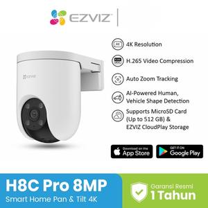 Jual Ezviz H8c Pro 8MP 4K Smart Home Wifi Camera CCTV Outdoor - Indoor ...