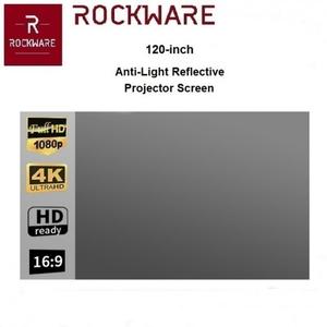 Jual ROCKWARE 120-inch Anti-Light Reflective Projector Screen Portable ...