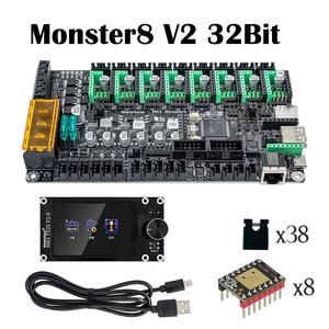 Jual Makerbase MKS Monster8 V2 32Bit Control Board With TS35 TFT Touch ...