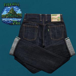 Jual Everhill 21oz Sanforized Deep Indigo Selvedge Denim - 32 ...