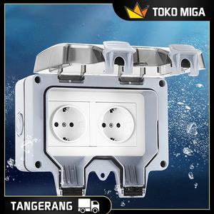 Jual Colokan Waterproof 50V-440V Stop Kontak IP66 Outdor - 1 Lubang ...