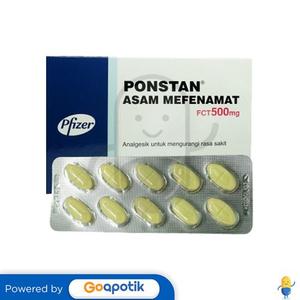 Jual PONSTAN FCT 500 MG BLISTER 10 TABLET / ANTI NYERI - Kota Bekasi ...