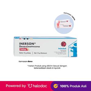Jual Inerson 0.25% Salep 15 g - Obat Dermatitis & Eksim - Halodoc ...