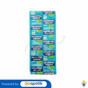 Jual AMLODIPINE HEXPHARM 5 MG STRIP 10 TABLET - Kab. Tasikmalaya ...