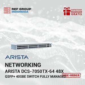 Jual Arista DCS-7050TX-64 48x 10GbE + 4x QSFP+ 40GbE Switch fully ...