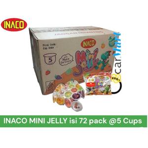 Jual INACO MINI JELLY 1 Dus Nata De Coco isi 72 Bungkus 5 cups - 10 ...
